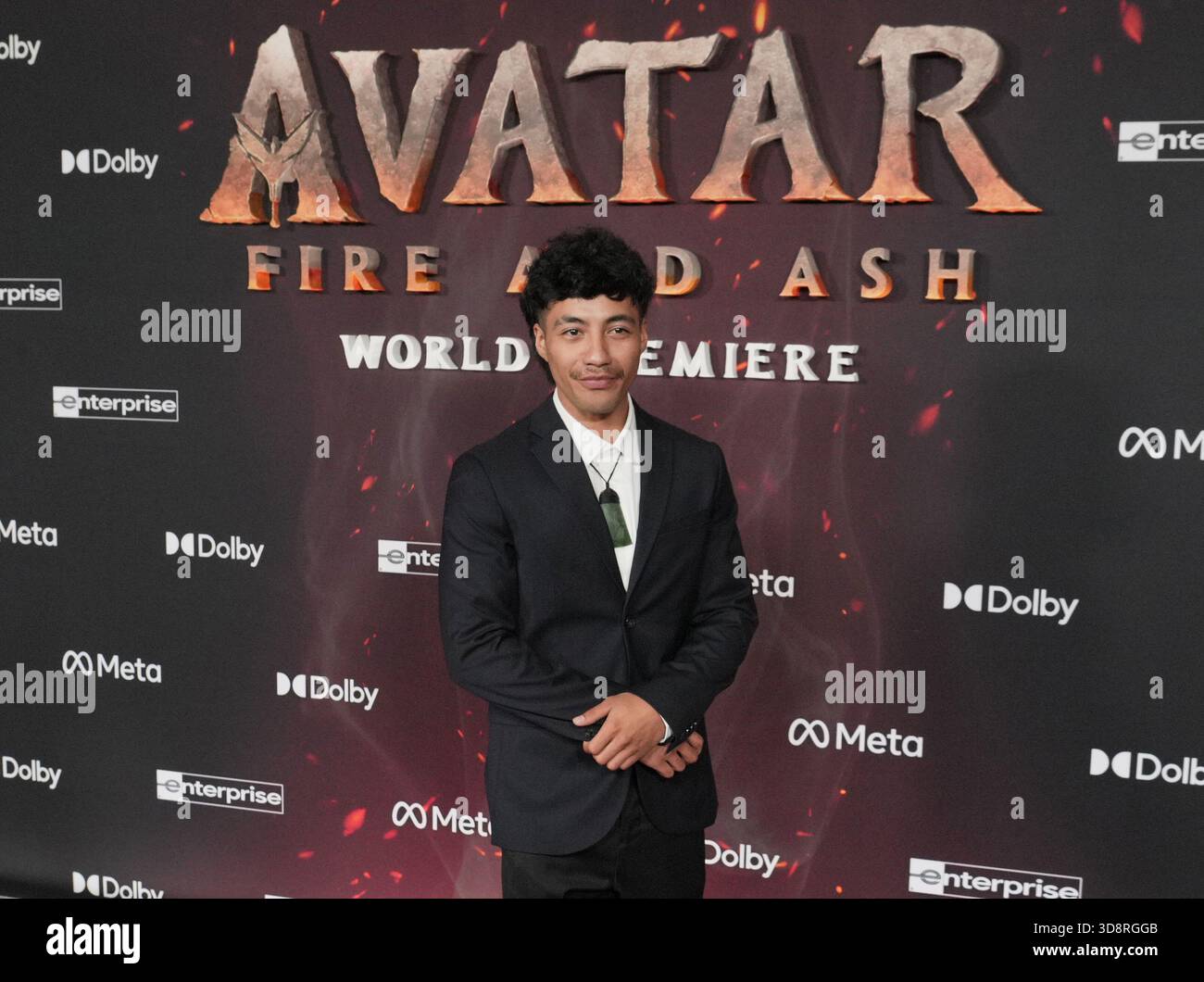 Duane Evans Jr. arrives at the AVATAR: FIRE AND ASH World Premiere held ...