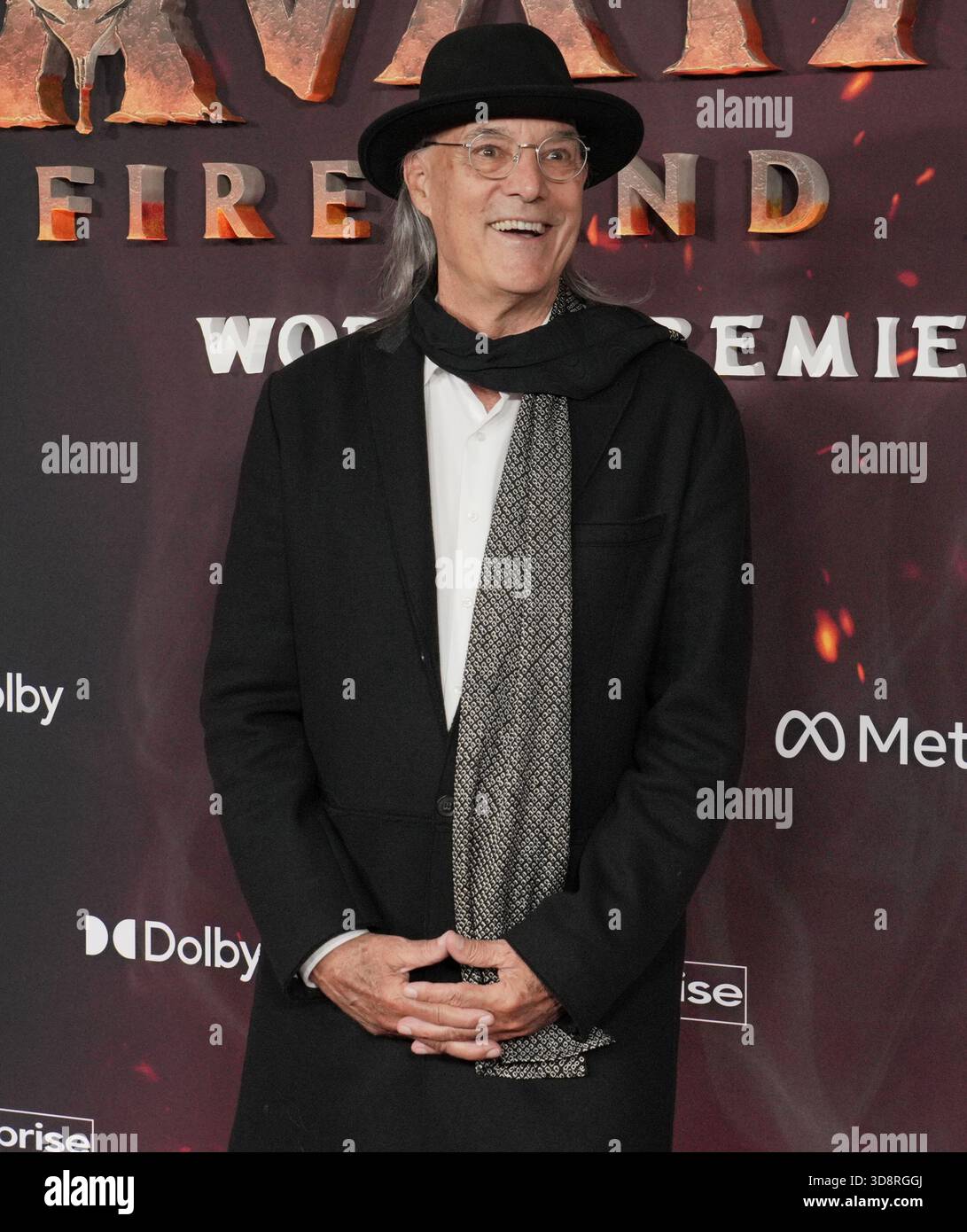 Russell Carpenter arrives at the AVATAR: FIRE AND ASH World Premiere ...