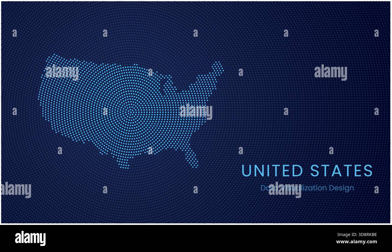 Stylized map concept united hi-res stock photography and images - Alamy