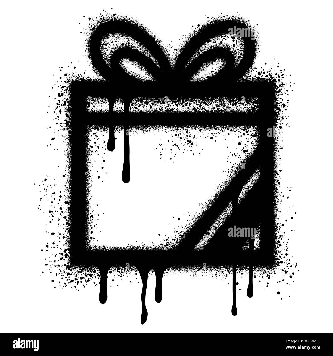 Spray simple flat black Stock Vector Images - Alamy