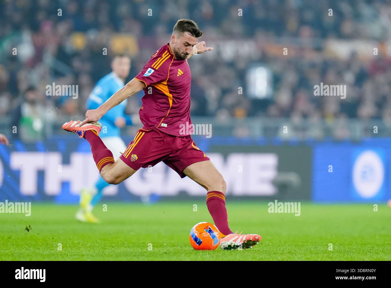 Bryan Cristante of AS Roma in action during the Serie A match between ...