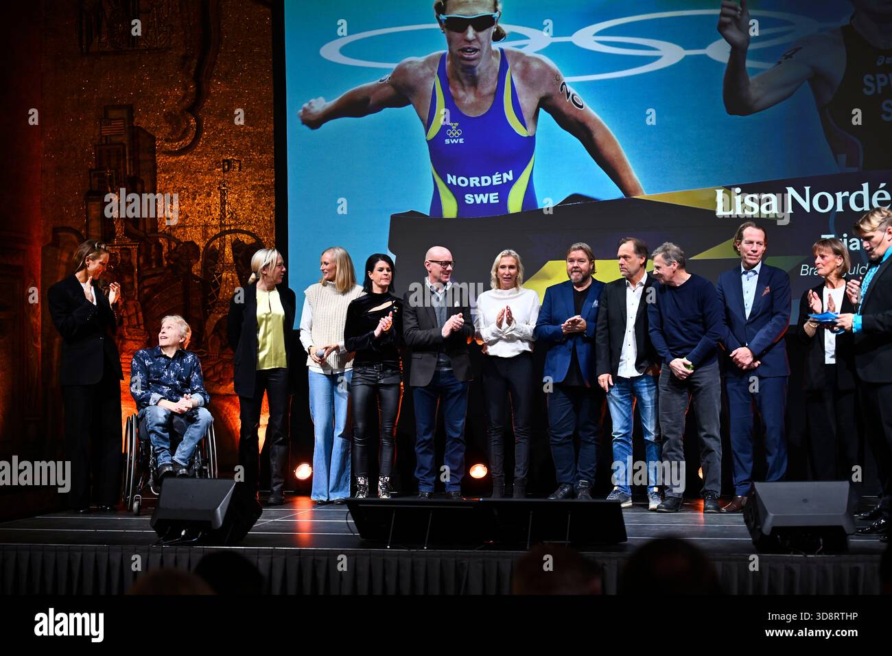 STOCKHOLM, SWEDEN 20251202Previous Merit Gold Medalists Back row: Lisa ...