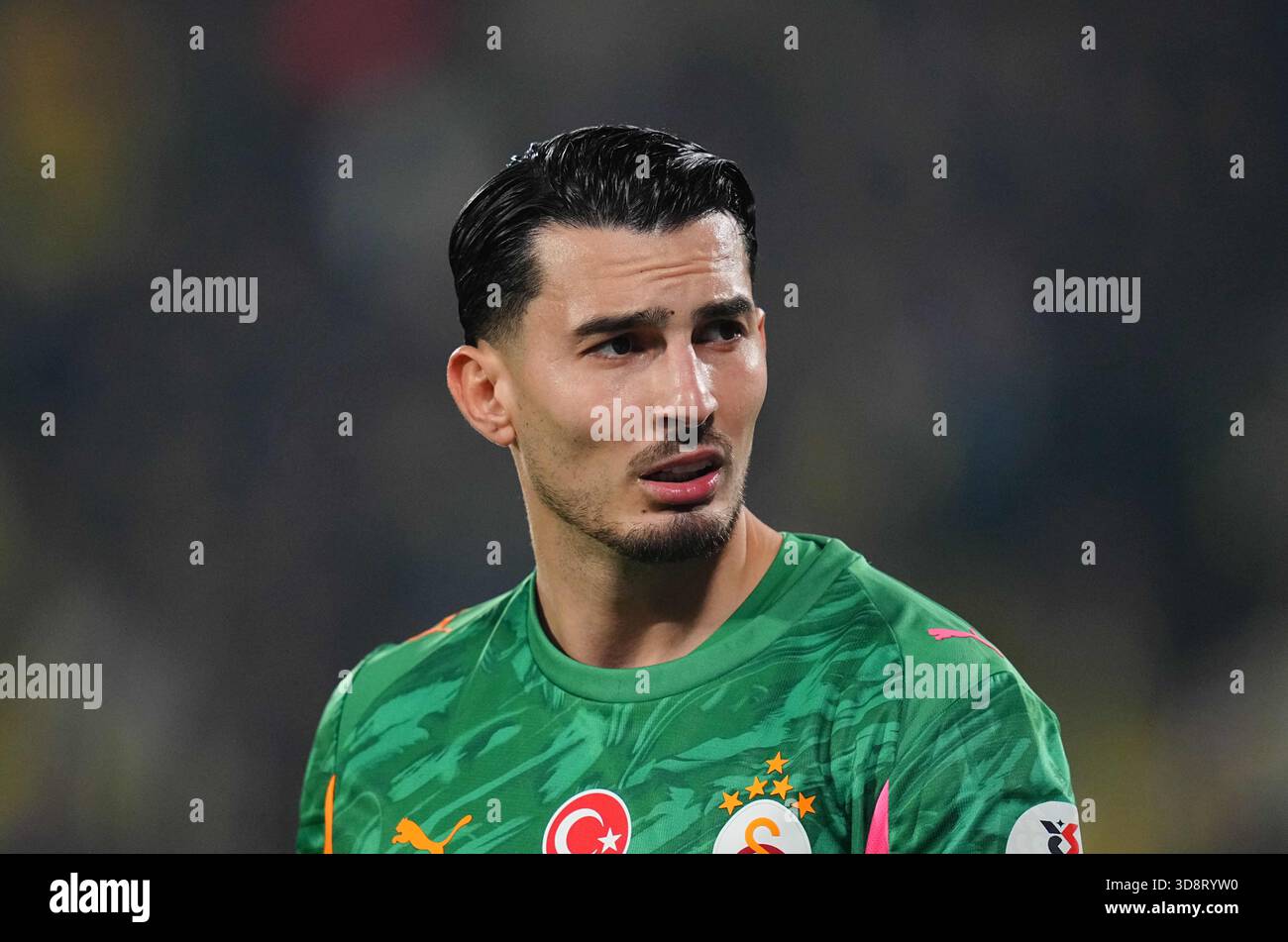 December 01 2025: Ugurcan Cakir of Galatasaray looks on during a ...