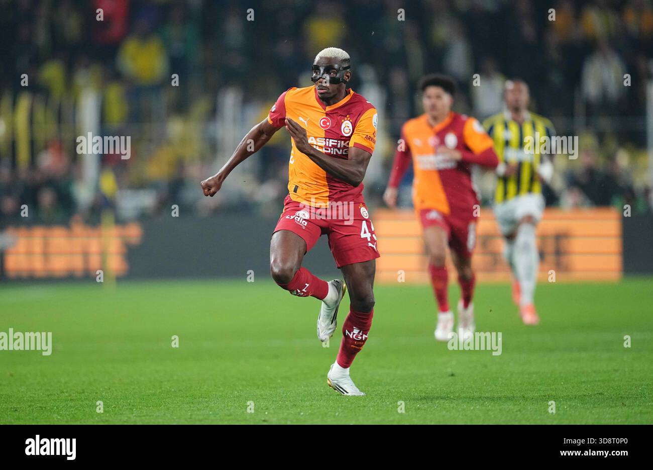 December 01 2025: Victor Osimhen of Galatasaray looks on during a ...