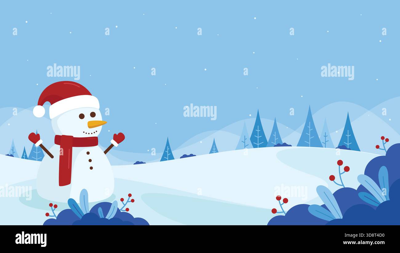 Cozy winter holiday flat Stock Vector Images - Alamy