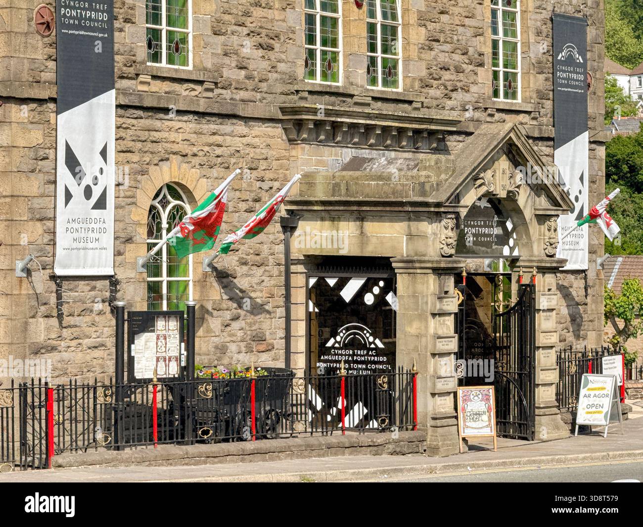Pontypridd, Wales, UK - 6 May 2025: Front exterior view of the offices ...