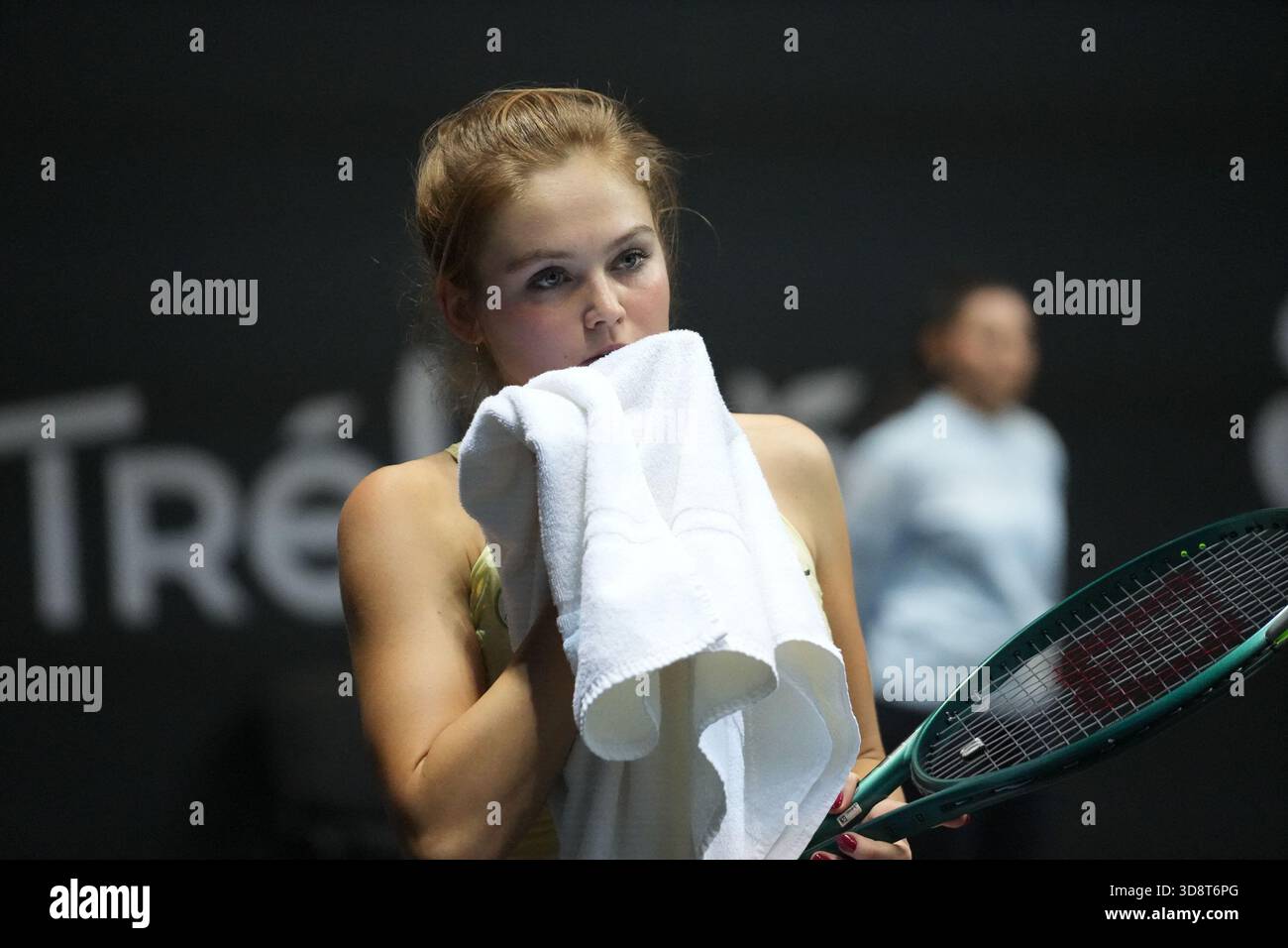 Linda Klimovicova of Pologne during Open D’ Angers Women 2025, on ...
