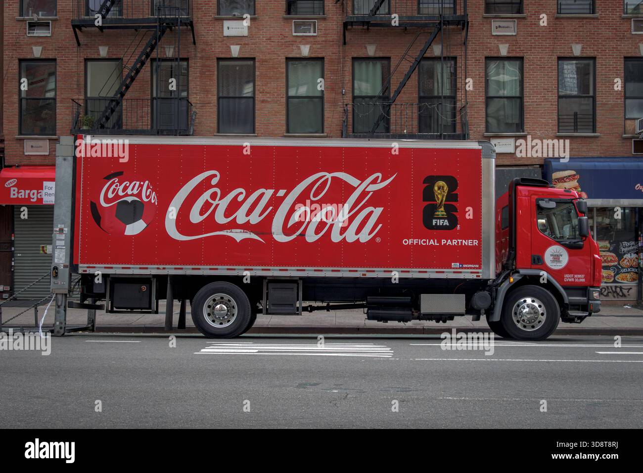 A Coca Cola delivery truck seen in Manhattan. (Photo by Erik McGregor ...