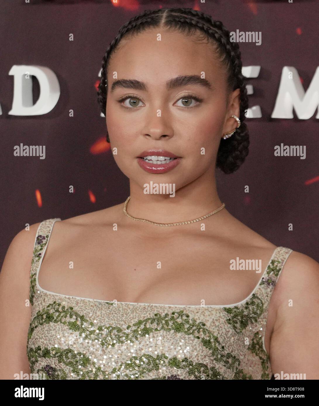 Bailey Bass arrives at the AVATAR: FIRE AND ASH World Premiere held at ...