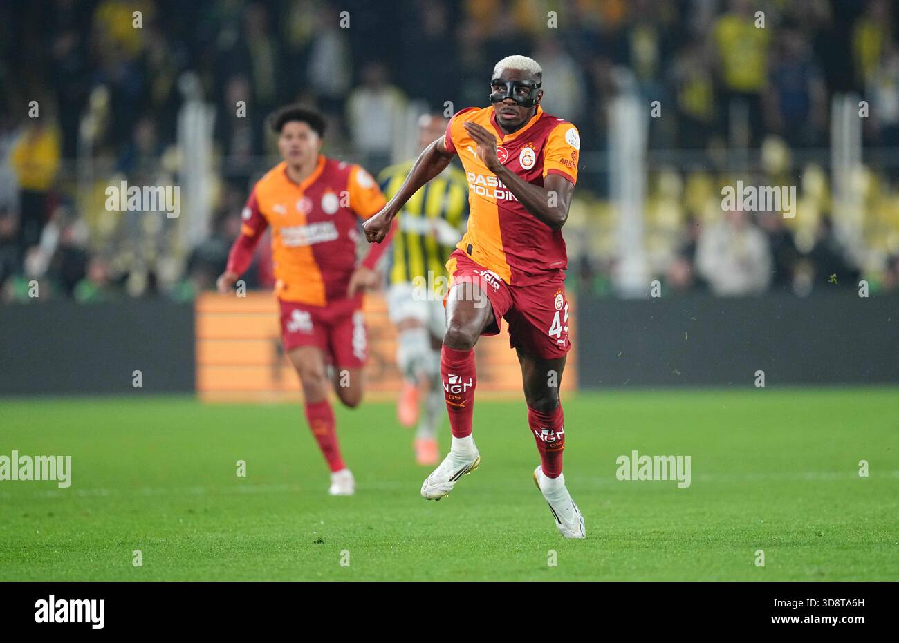 December 01 2025: Victor Osimhen of Galatasaray looks on during a ...