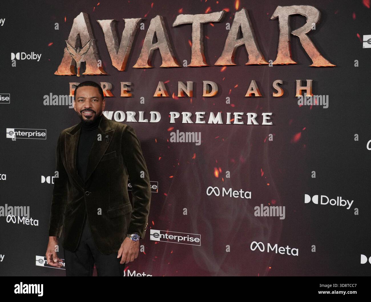 Laz Alonso arrives at the AVATAR: FIRE AND ASH World Premiere held at ...