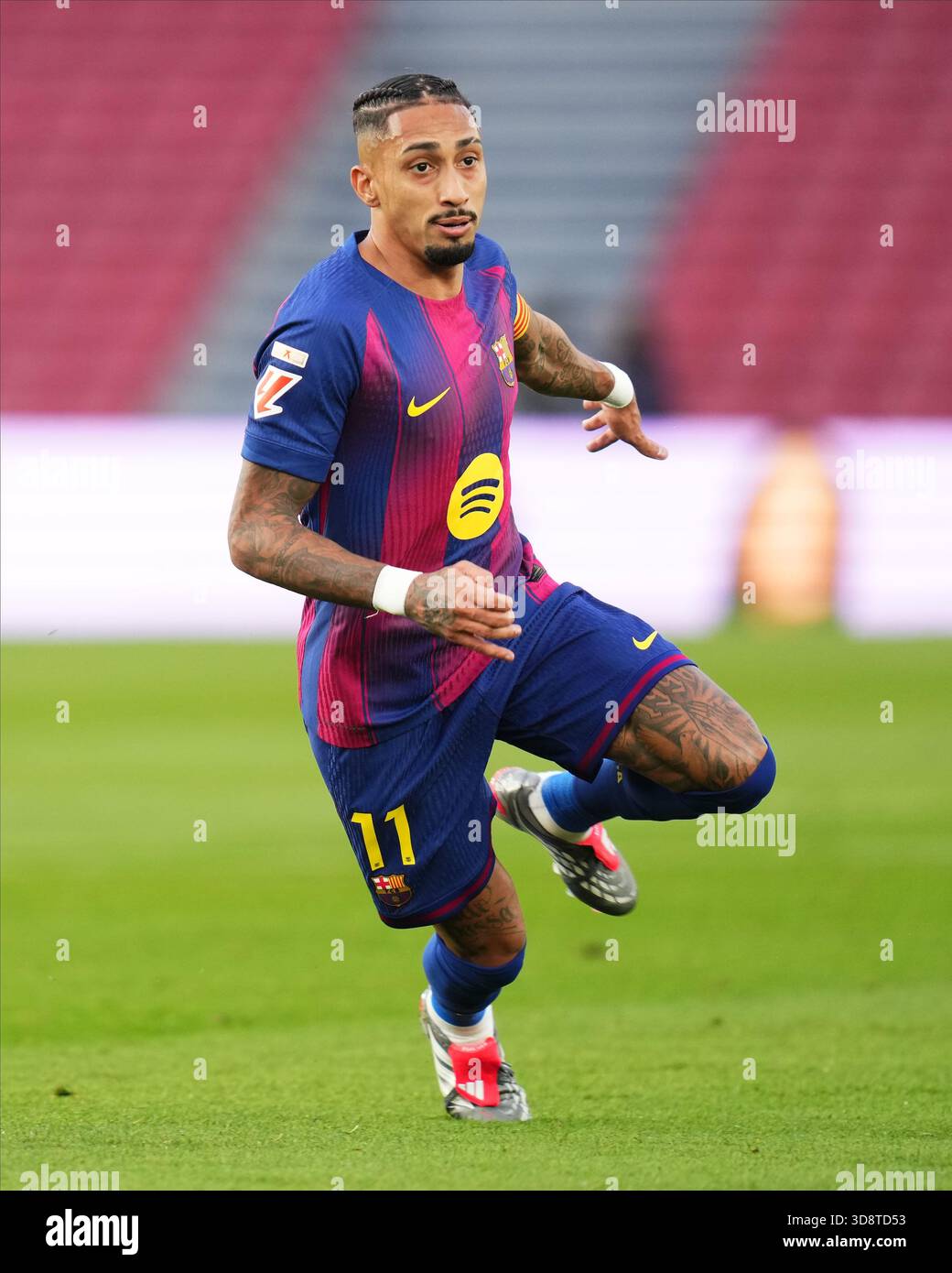 Raphael Dias Belloli Raphinha of FC Barcelona during the La Liga EA ...