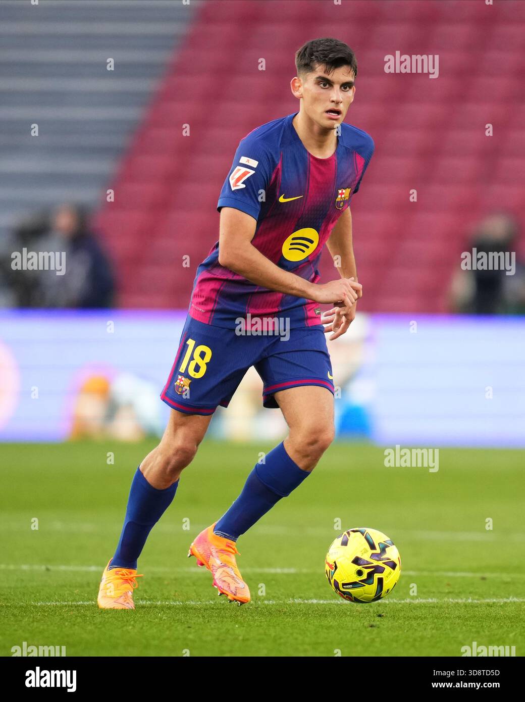 Gerard Martin of FC Barcelona during the La Liga EA Sports match ...