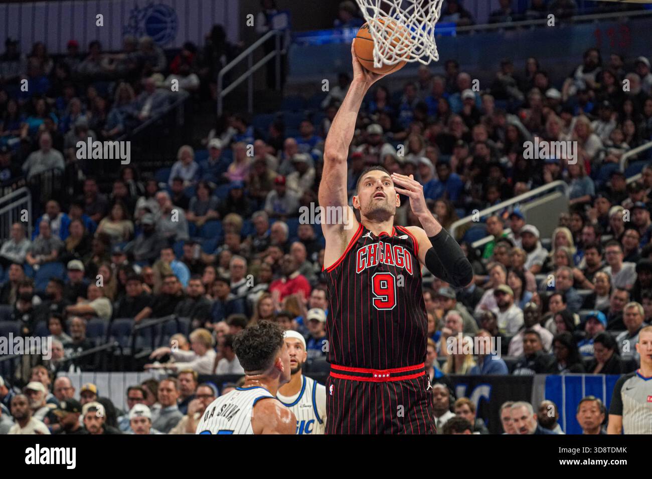 Orlando, Florida, USA, December 1, 2025, Chicago Bulls center Nikola ...