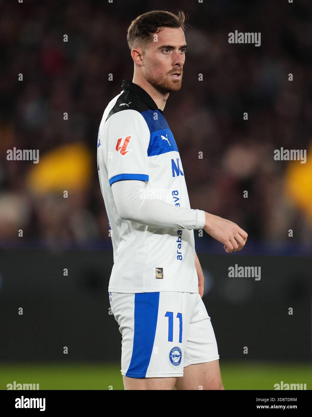 Toni Martinez of Deportivo Alaves during the La Liga EA Sports match ...