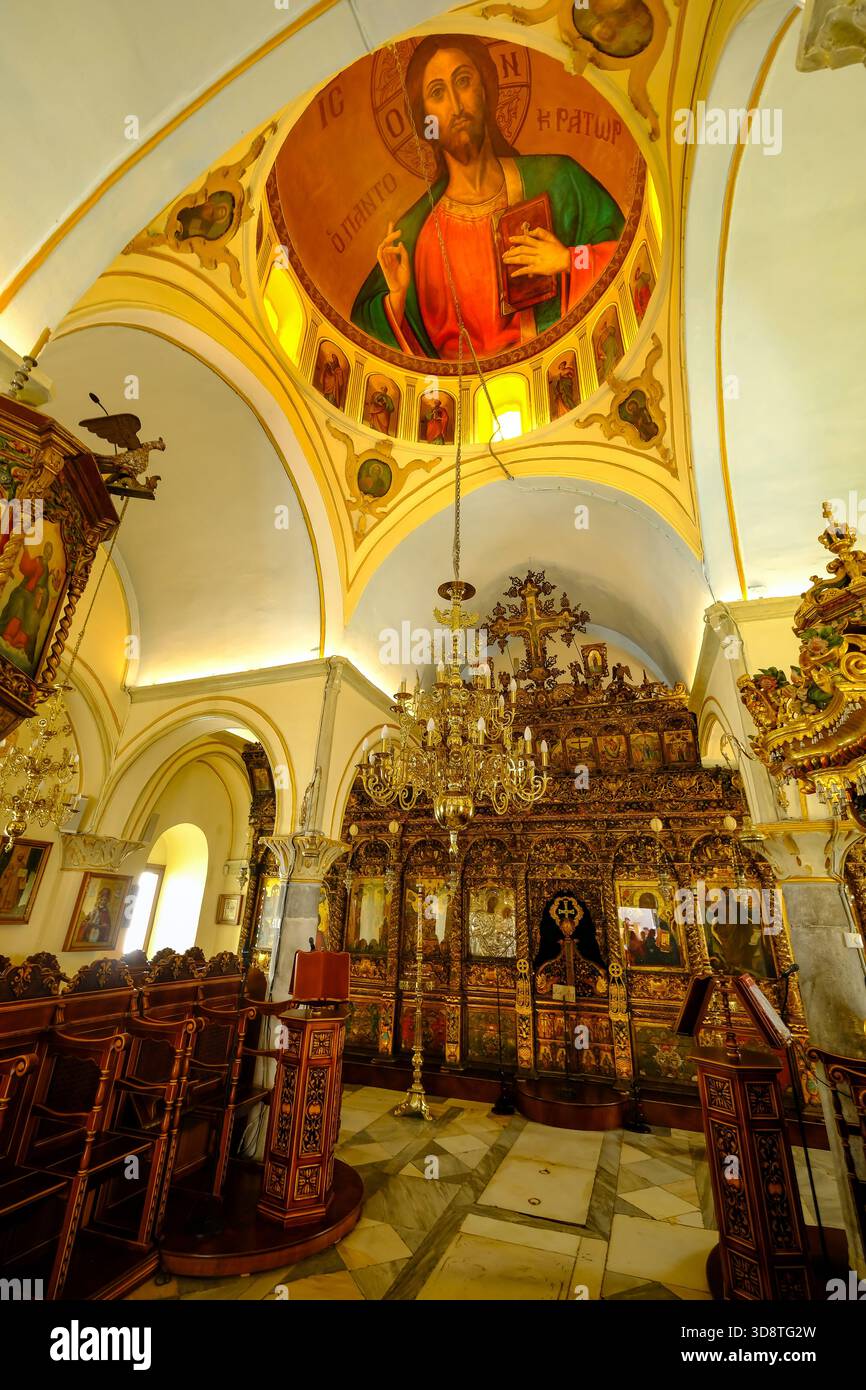 Ano Mera, Mykonos, Cyclades, Greece - The Panagia Tourliana monastery ...
