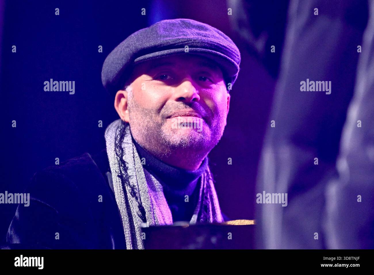 Pianist Riadh Khodri at the launch of the Strasbourg Christmas market ...