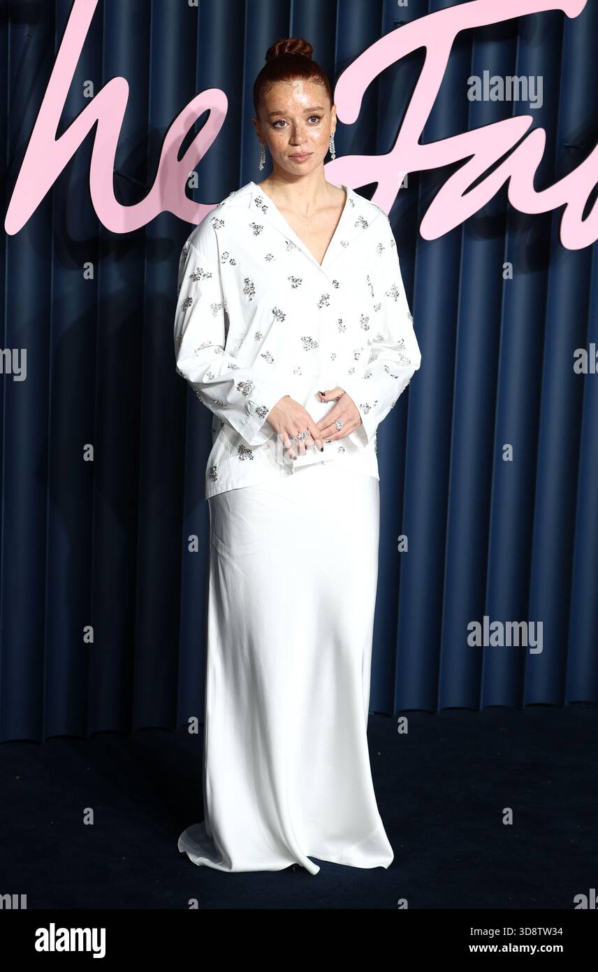 London, UK, 1st December 2025, Erin Kellyman posing on the red carpet ...