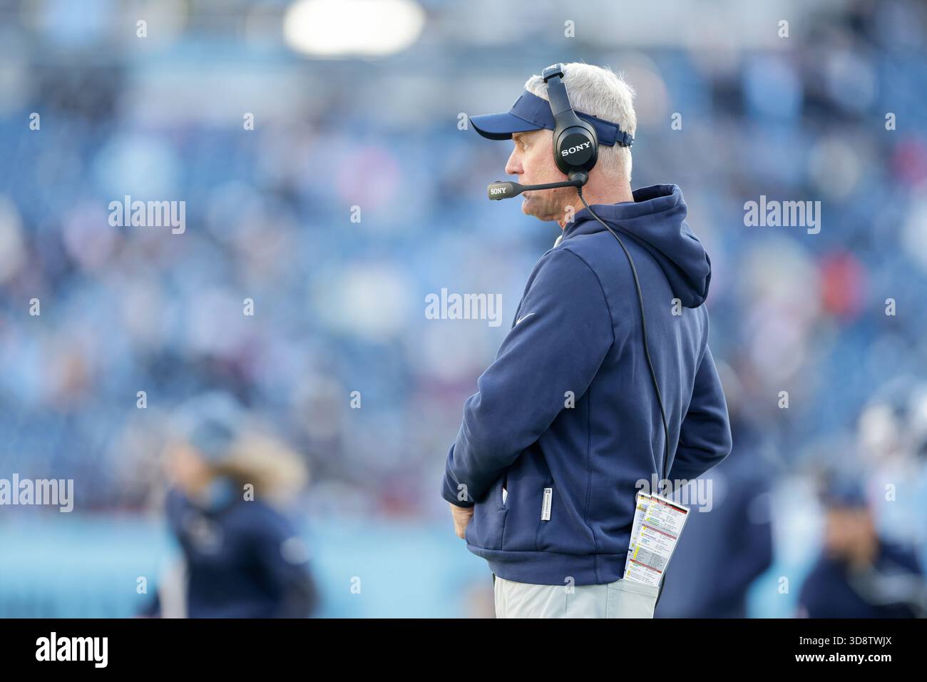 Tennessee Titans interim head coach Mike McCoy during the second half ...