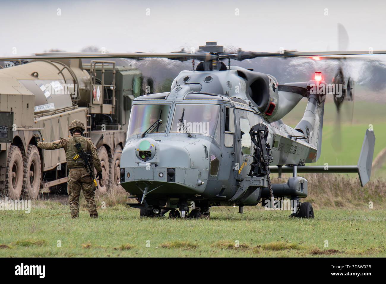 Army Air Corps Helicopters during EX PINION TITAN. Wildcats and AH-64E ...