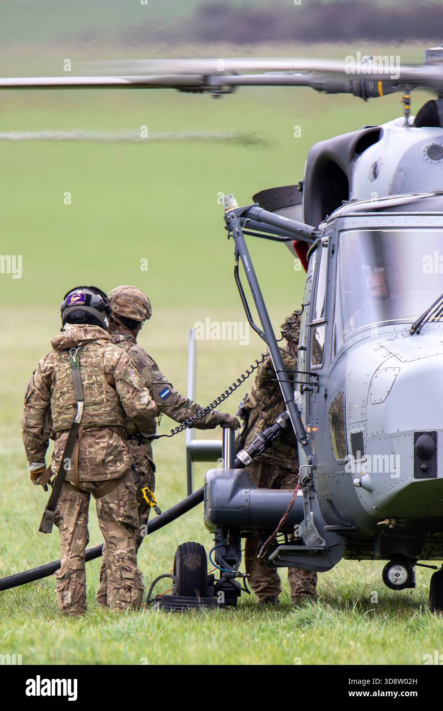 Army Air Corps Helicopters during EX PINION TITAN. Wildcats and AH-64E ...