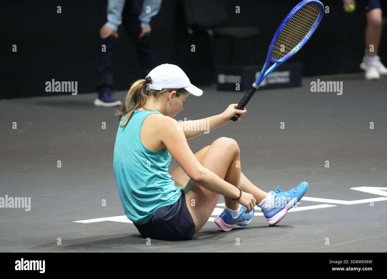 Tina Smith of Australie during Open D’ Angers Women 2025, in Trelaze, France, on December 2 ...