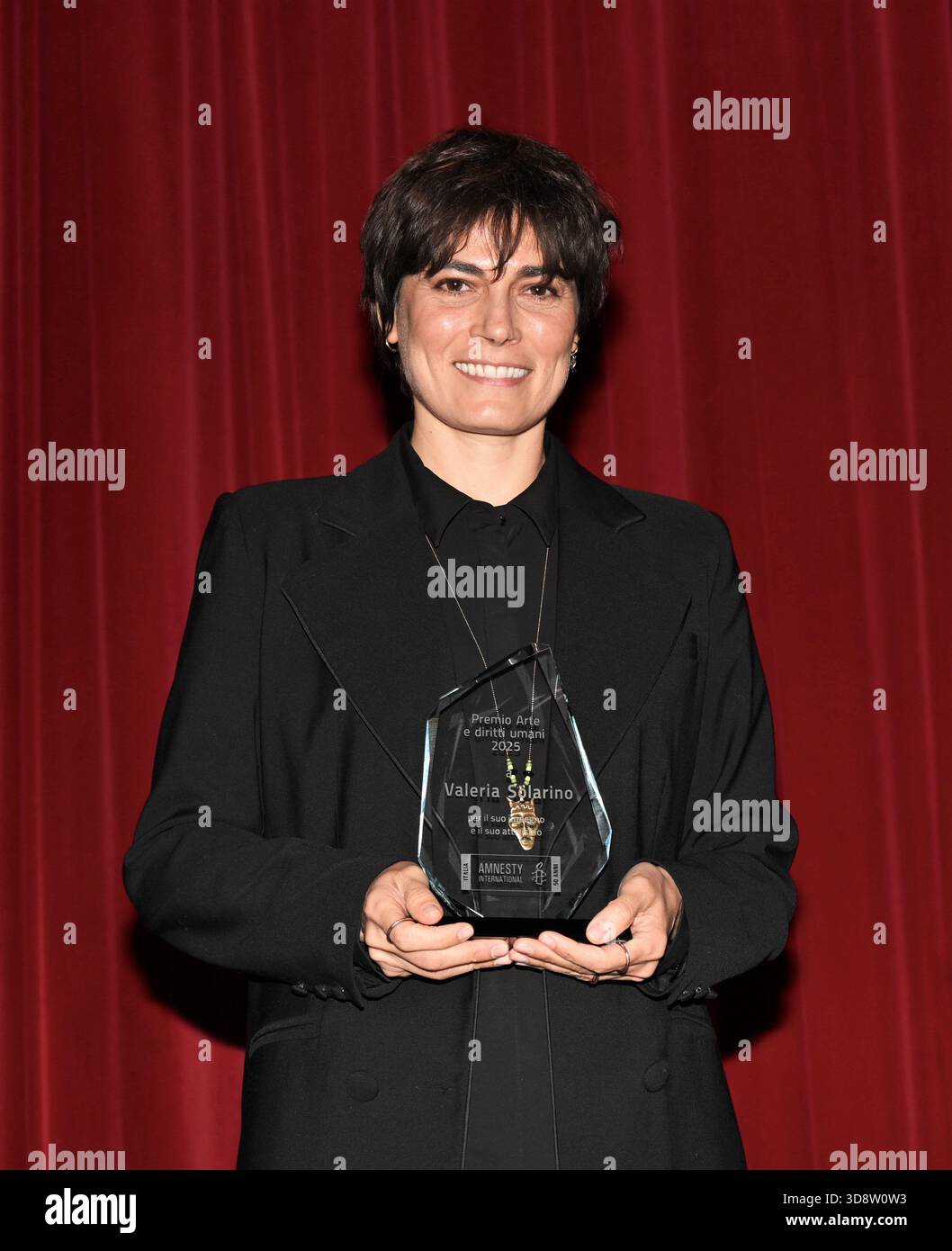 Milan, Italy Valeria Solarino receives the Art and Human Rights Award ...