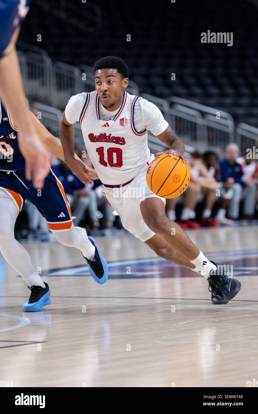 PALM DESERT, CA - NOVEMBER 26: Fresno State Bulldogs guard Zaon Collins ...