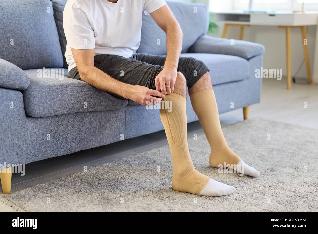 Treatment room compression stockings hi-res stock photography and ...