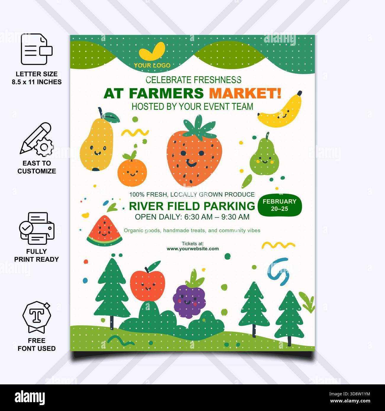 Fresh fruit sale local Stock Vector Images - Alamy