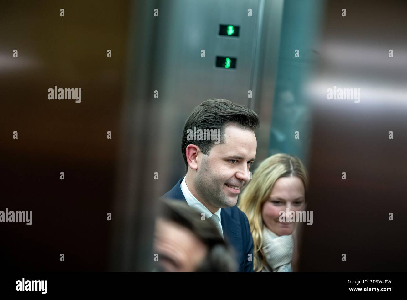 02 December 2025, Berlin: Johannes Winkel (CDU), Chairman of the Junge ...