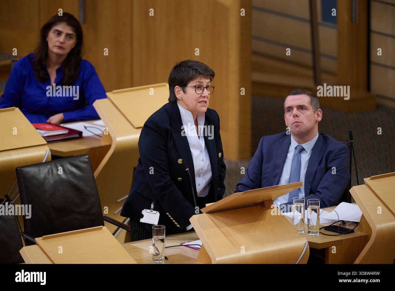 Edinburgh Scotland, UK 02 December 2025. Tess White MSP at the Scottish ...