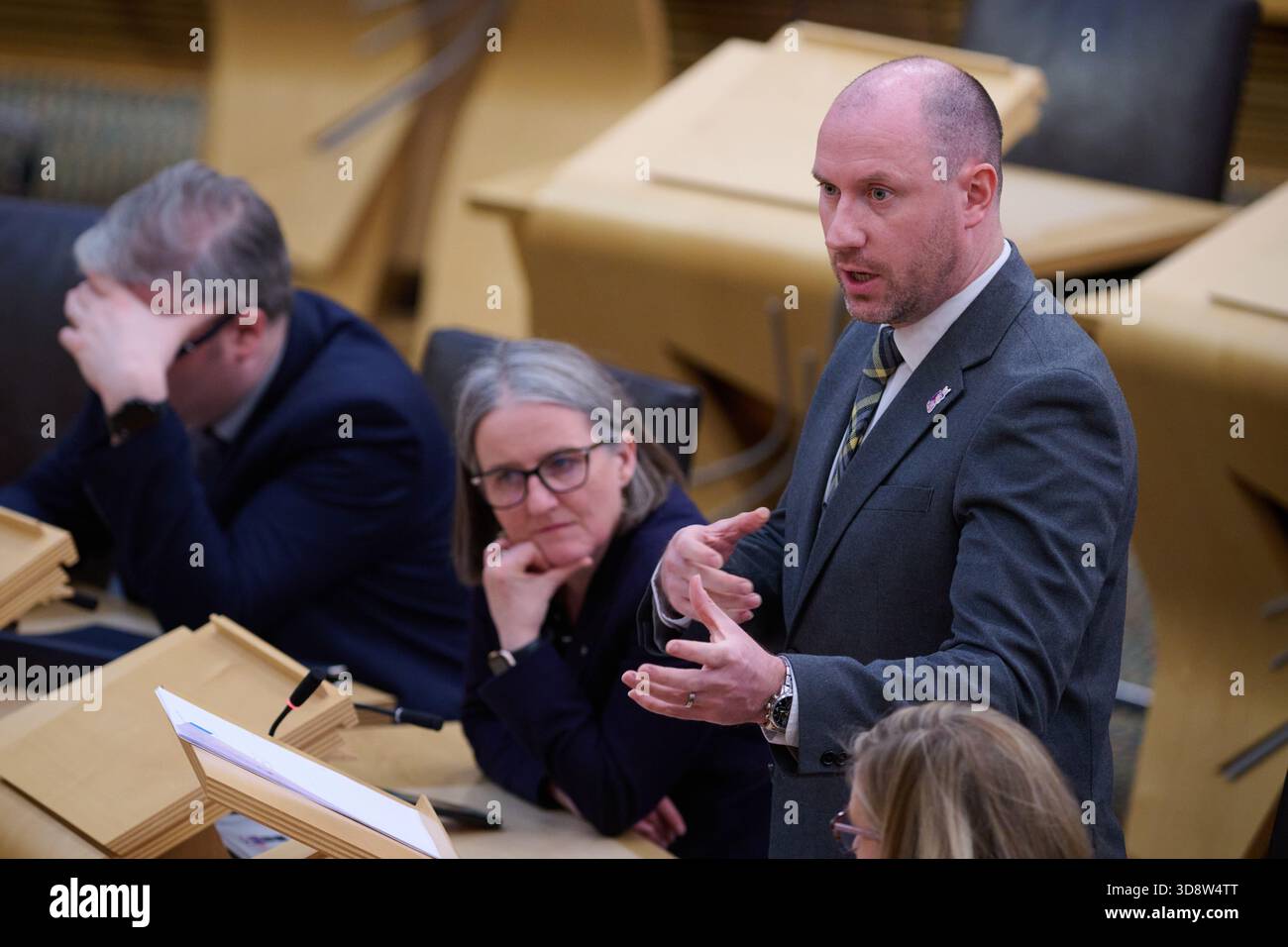 Edinburgh Scotland, UK 02 December 2025. Cabinet Secretary for Health ...