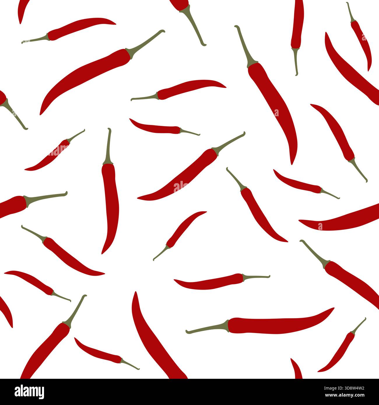 Seamless chili pepper pattern design. chilli background vector Stock ...