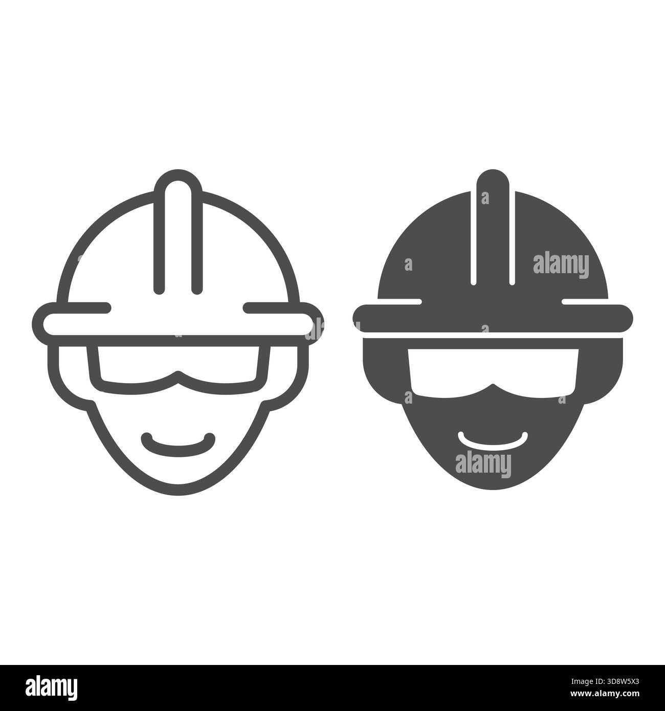 Worker safety glasses on Black and White Stock Photos & Images - Alamy