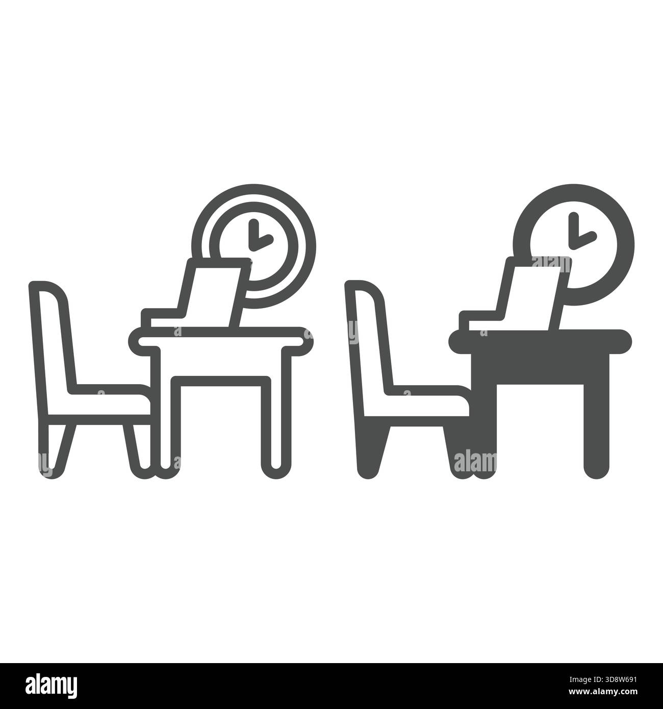 Creative manager icon cartoon Black and White Stock Photos & Images - Alamy