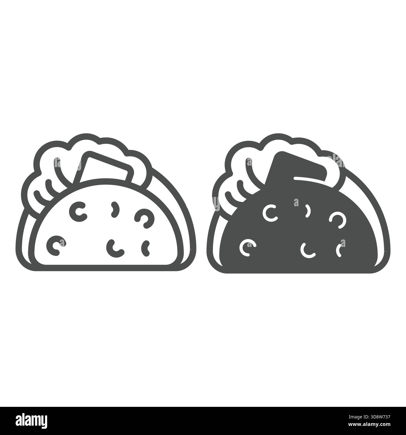 Fried burrito Black and White Stock Photos & Images - Alamy