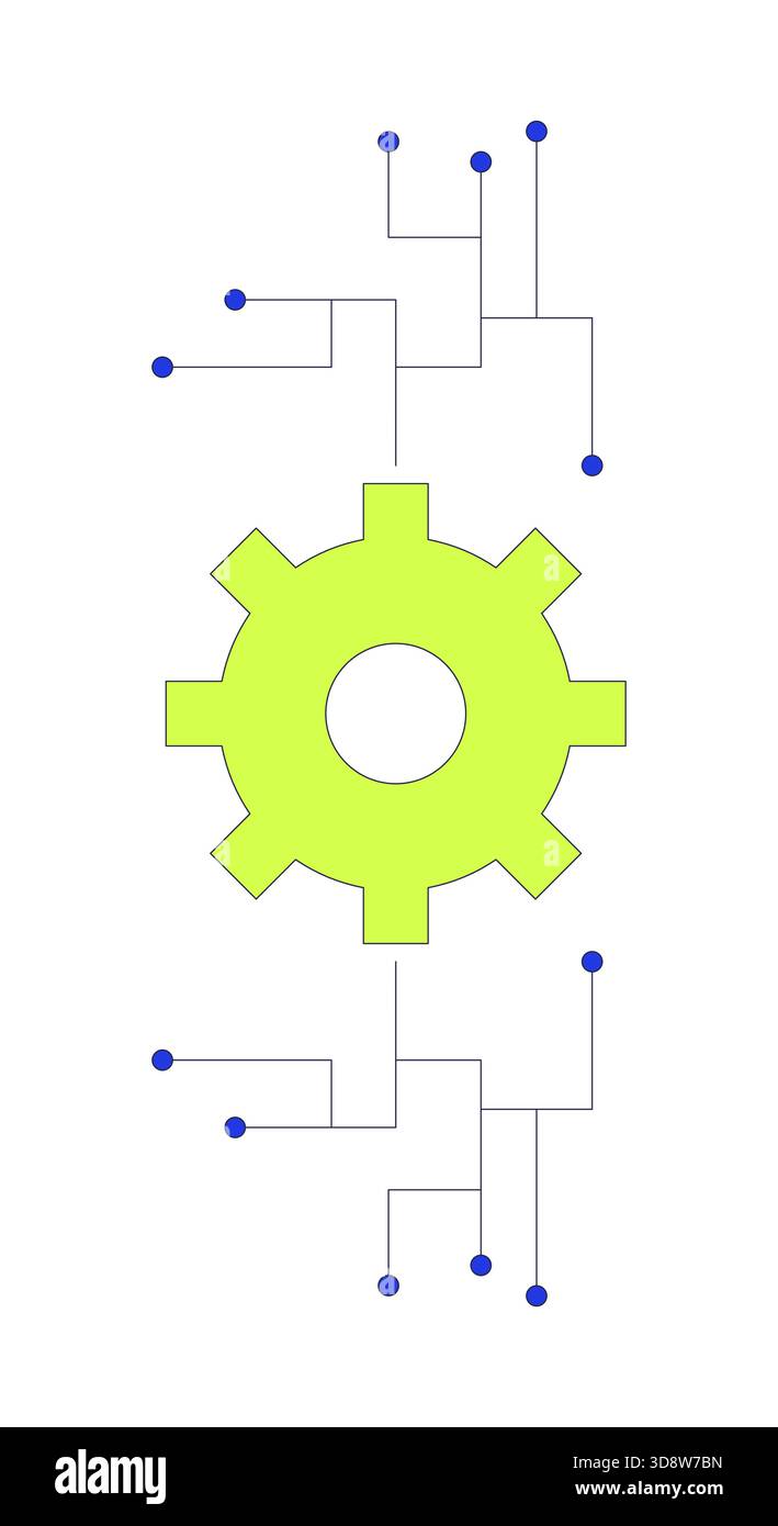 Illustration gear mechanism circuit hi-res stock photography and images ...