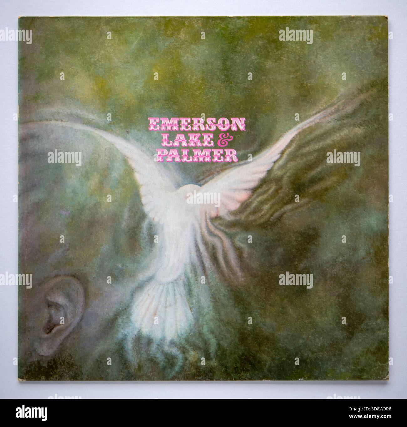 LP cover of progressive rock supergroup Emerson, Lake & Palmer's self ...