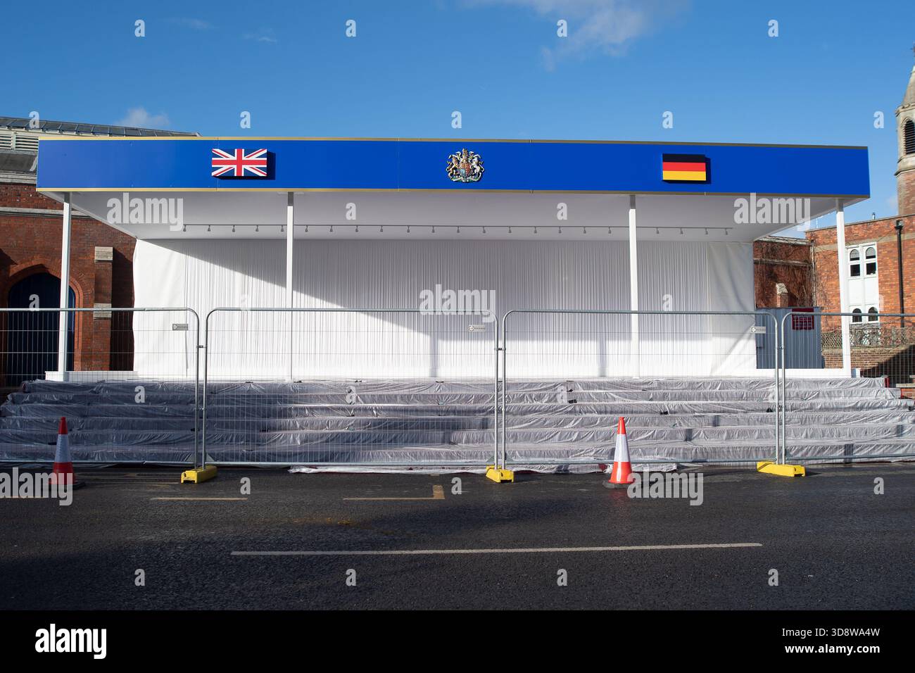 Windsor, Berkshire, UK. 2nd December, 2025. The Dais opposite Windsor ...