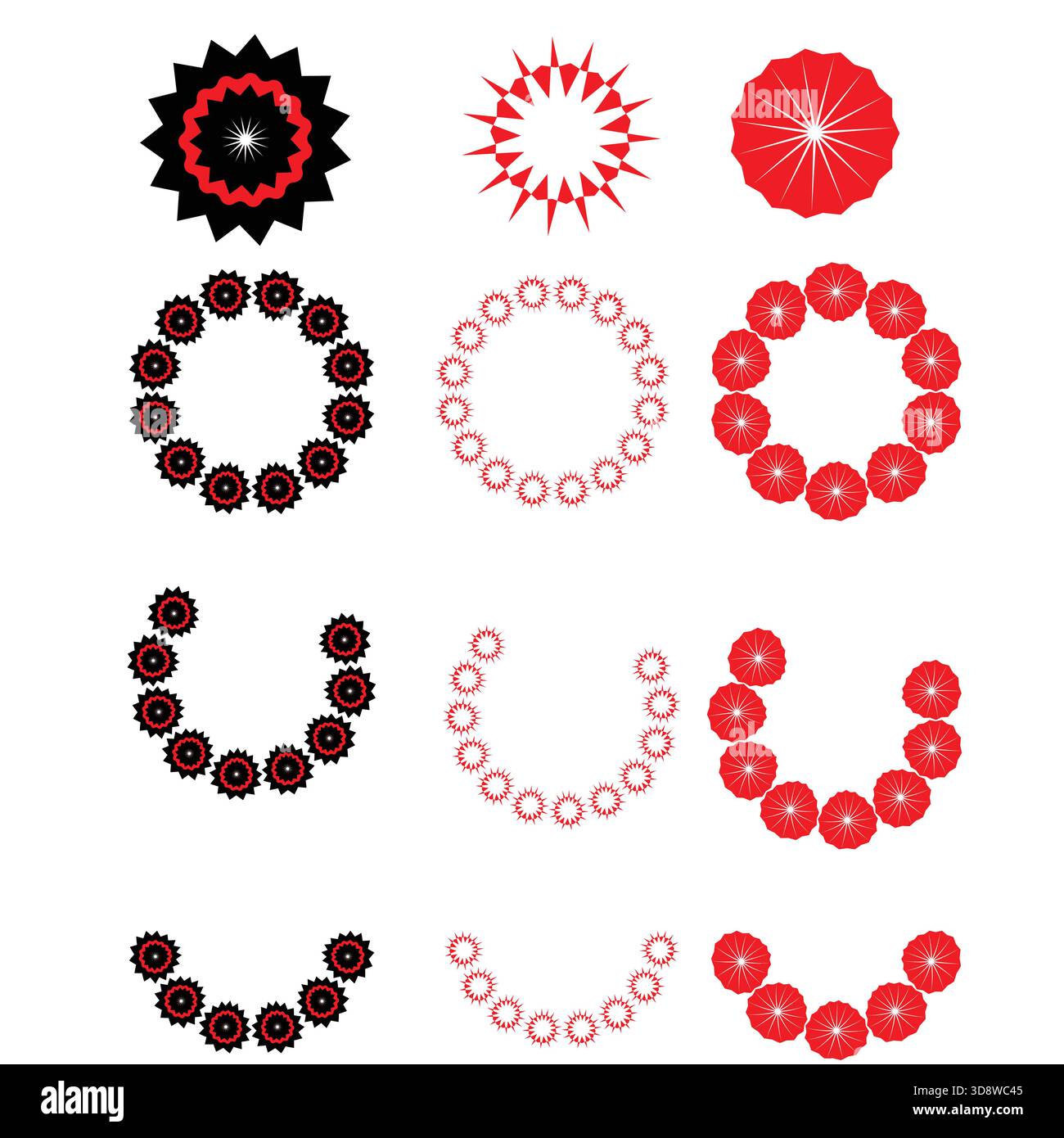 Featuring geometric designs Stock Vector Images - Alamy