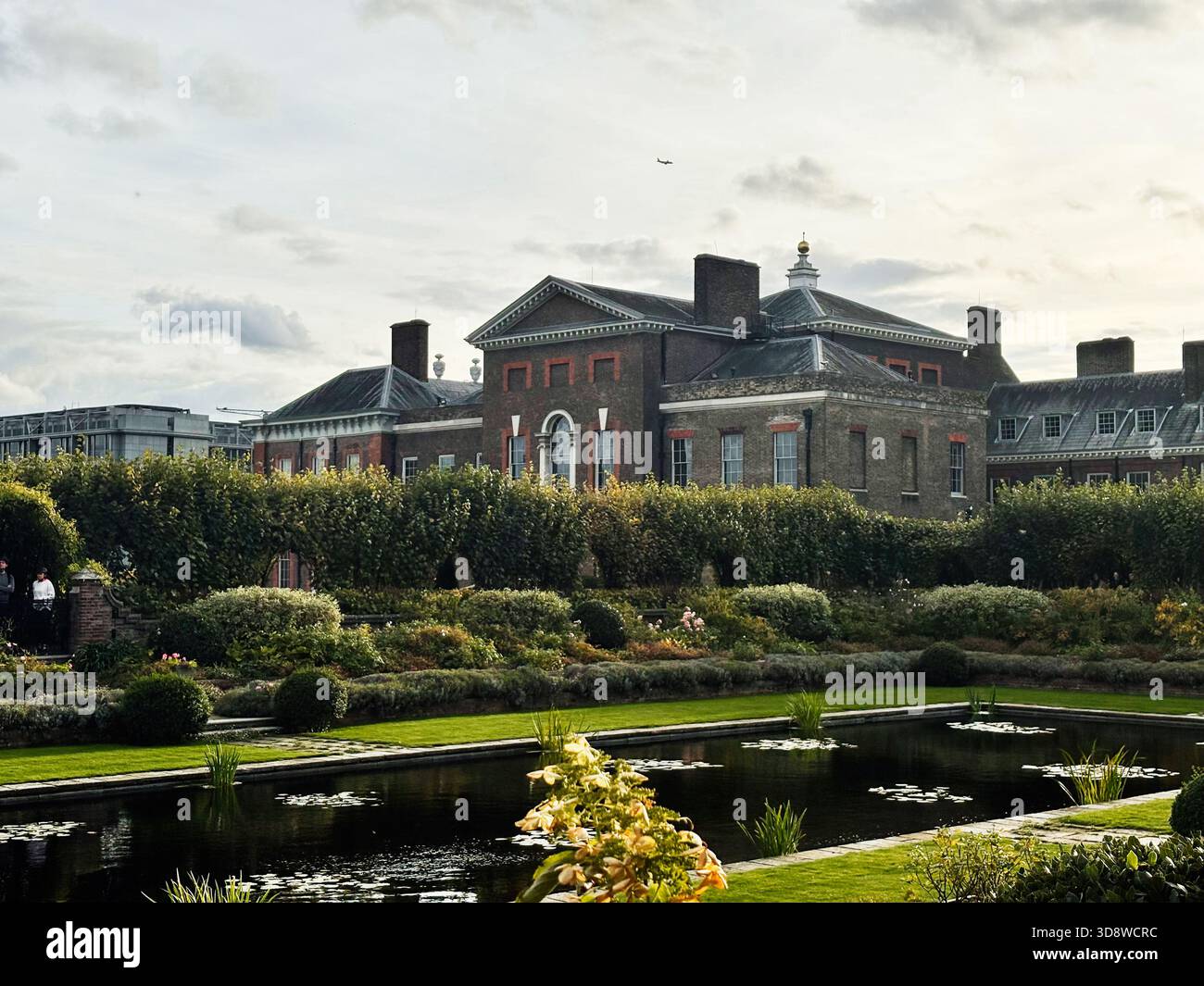 London, UK - October 05, 2025: Stately brick Kensington Palace building ...