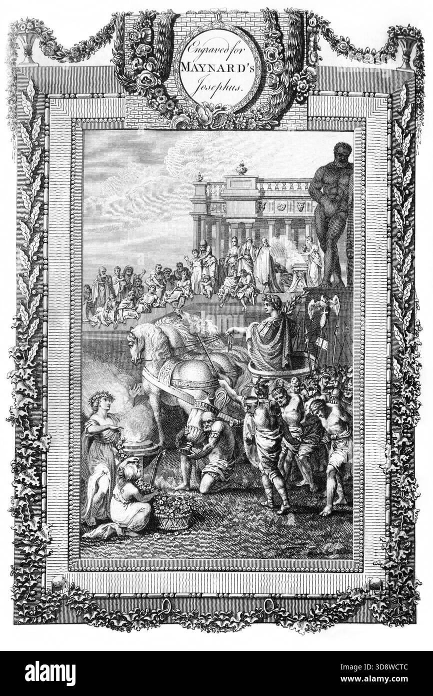 Illustration of The Magnificent Triumph of Titus after the Siege of ...