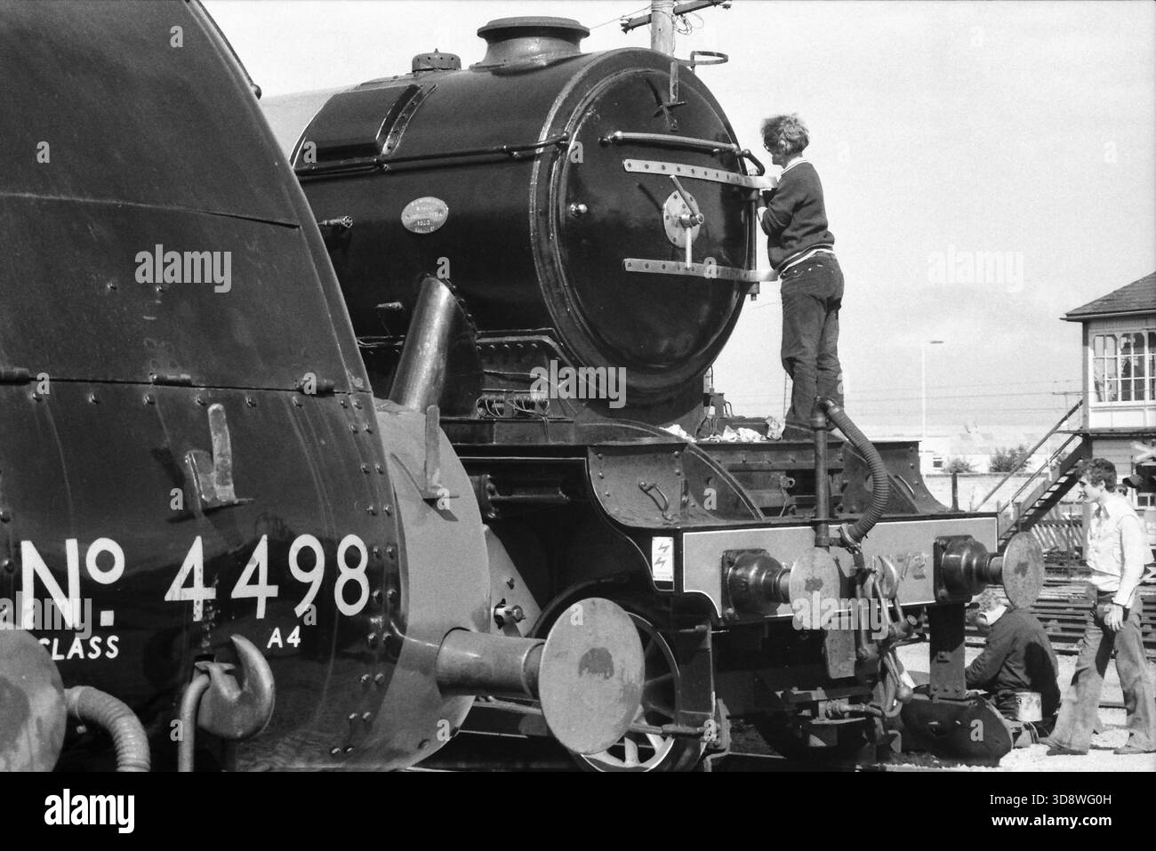 Locomotives 4498 Sir Nigel Gresley and 4472 Flying Scotsman, at ...