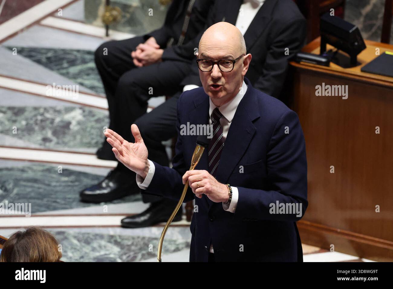 French Minister of Economy, Finance Roland Lescure seen here during a ...