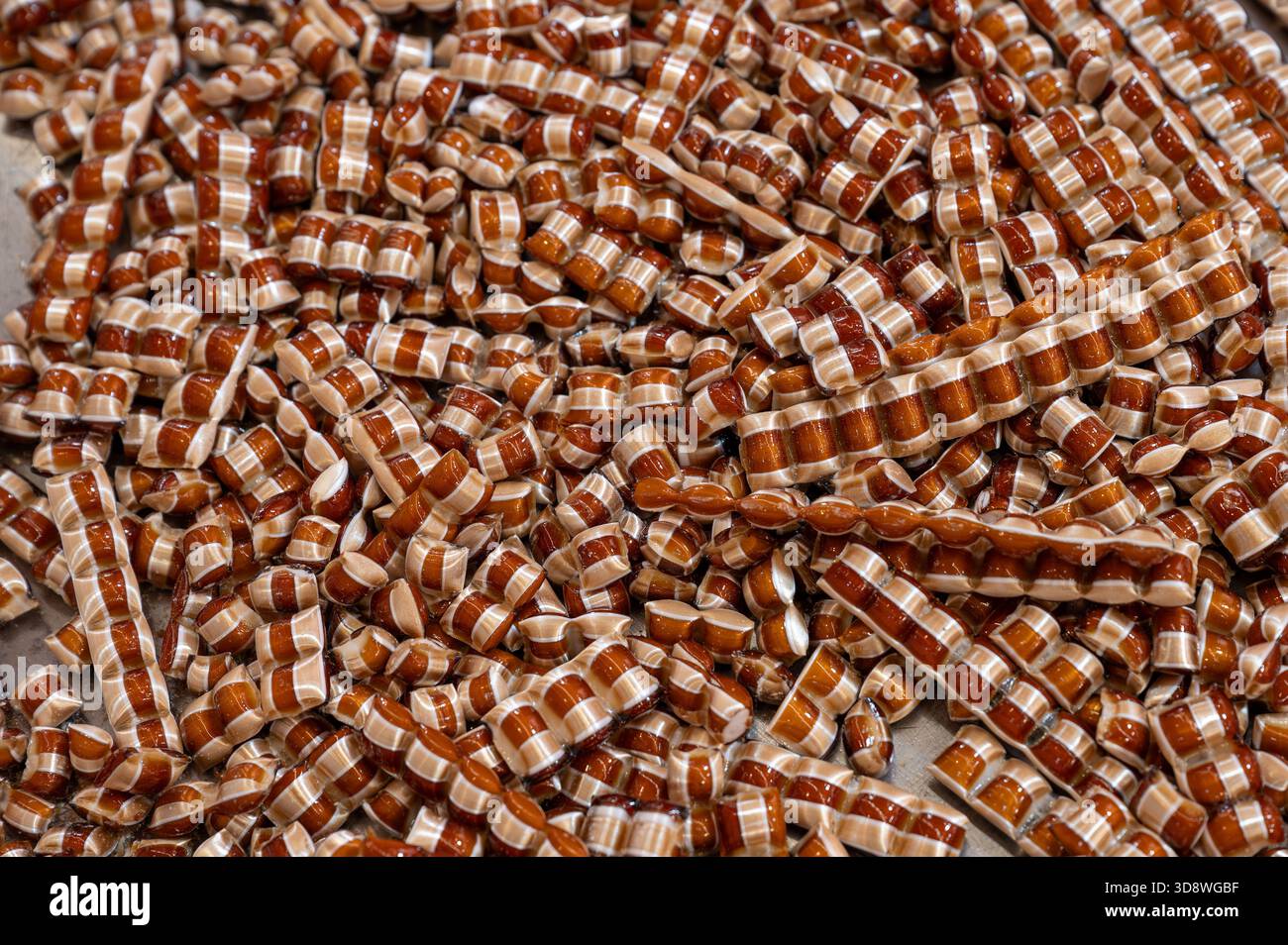 Caramel Candy Production Process Stock Photo - Alamy