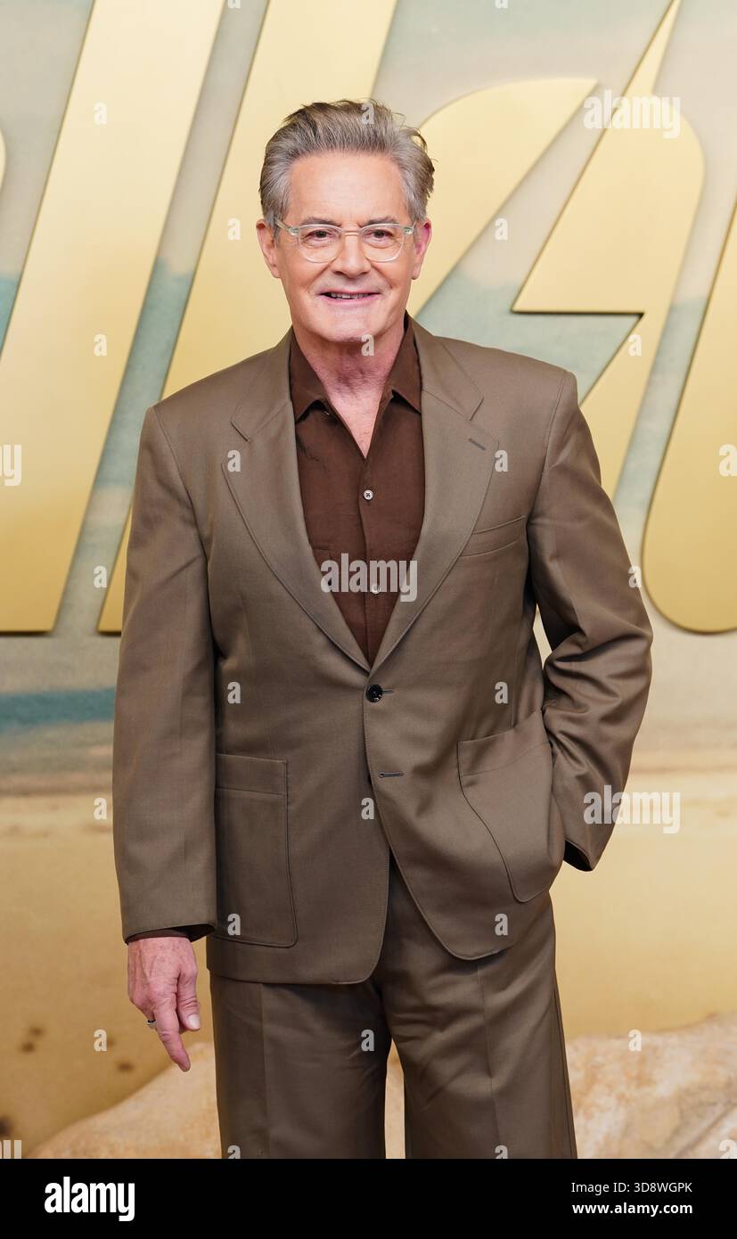 Kyle MacLachlan attending the screening of season two of Fallout, at ...
