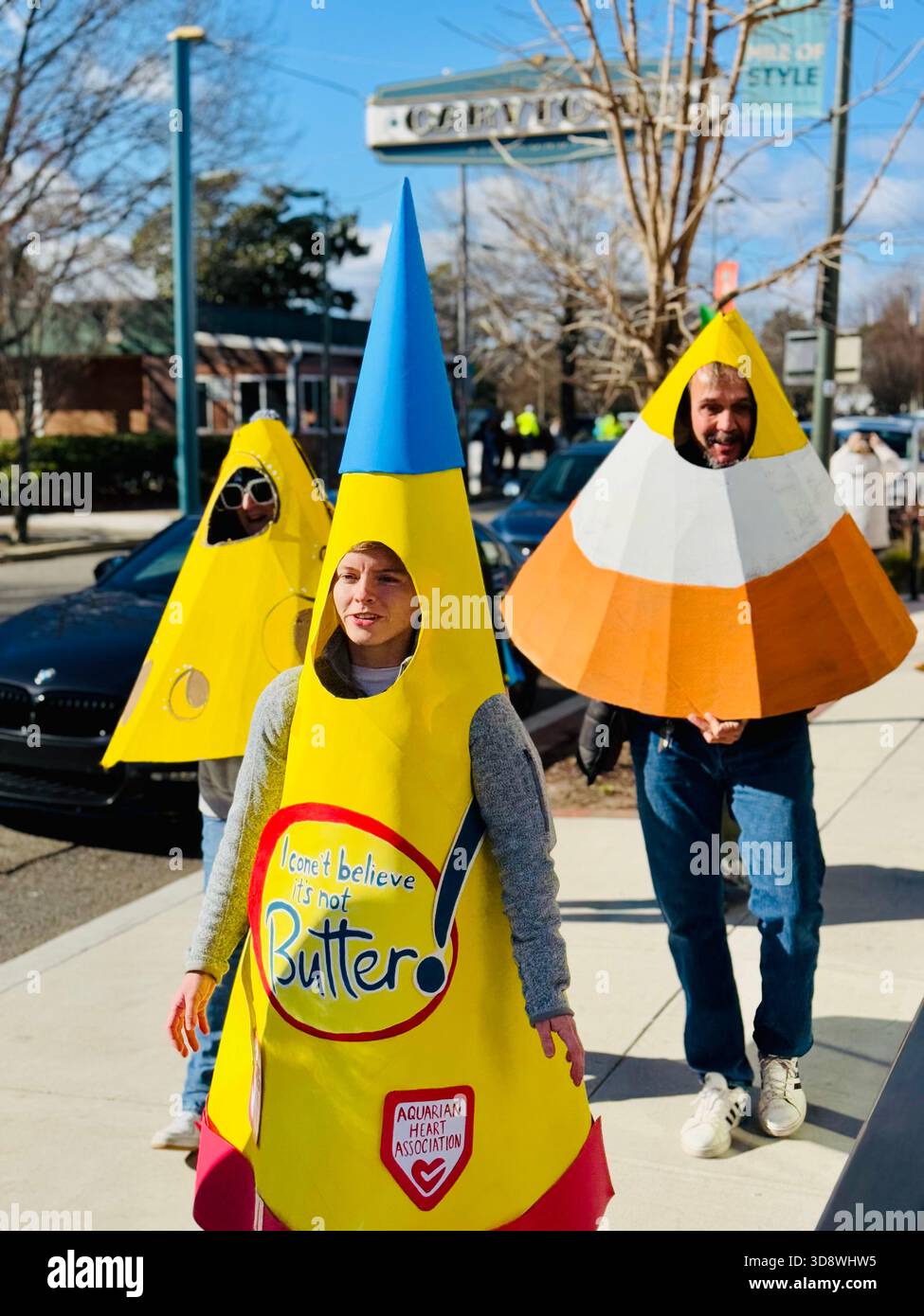 Cone Parade in Carytown, Richmond, VA USA on January 1, 2025 Stock ...