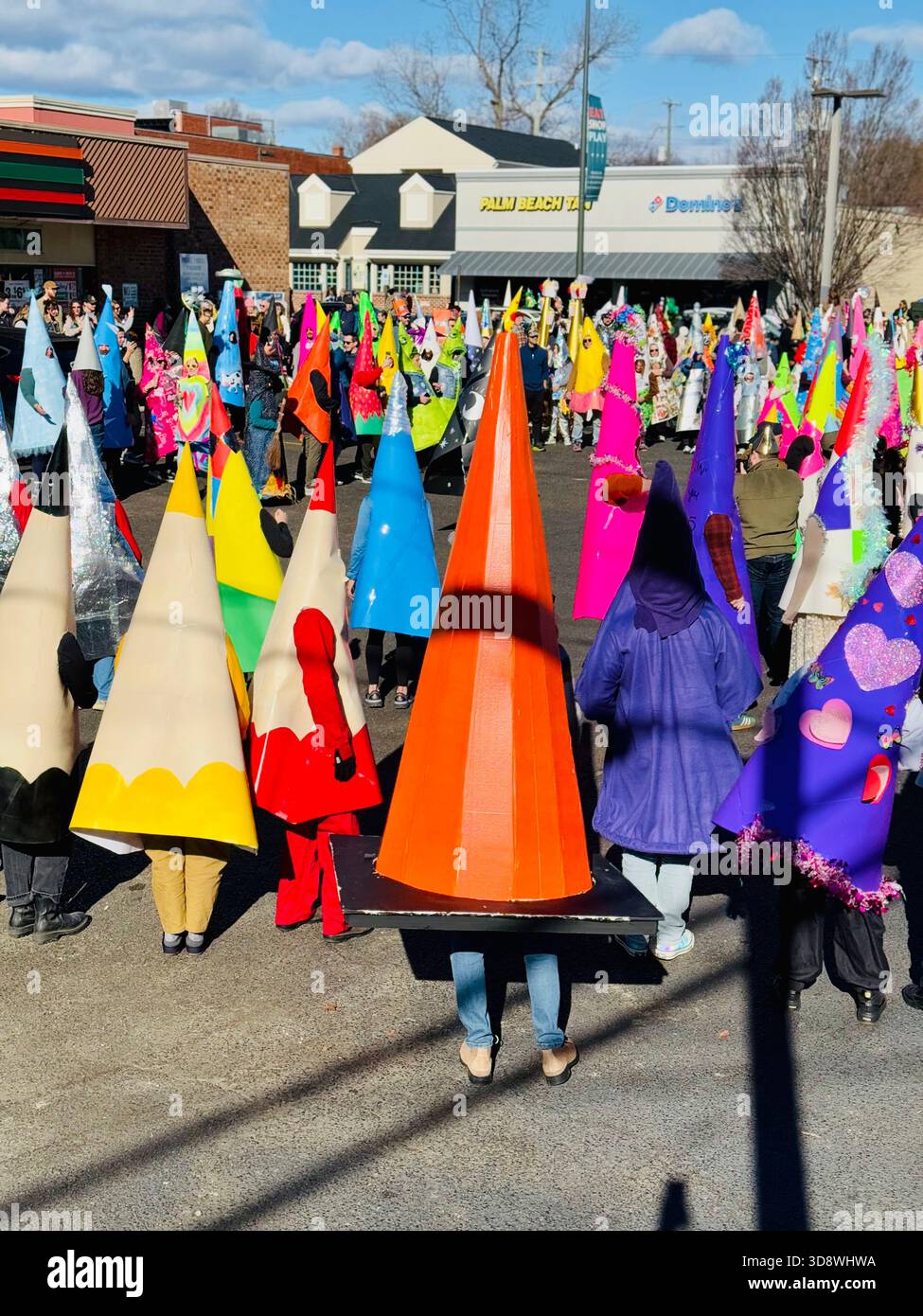 Cone Parade in Carytown, Richmond, VA USA on January 1, 2025 Stock ...