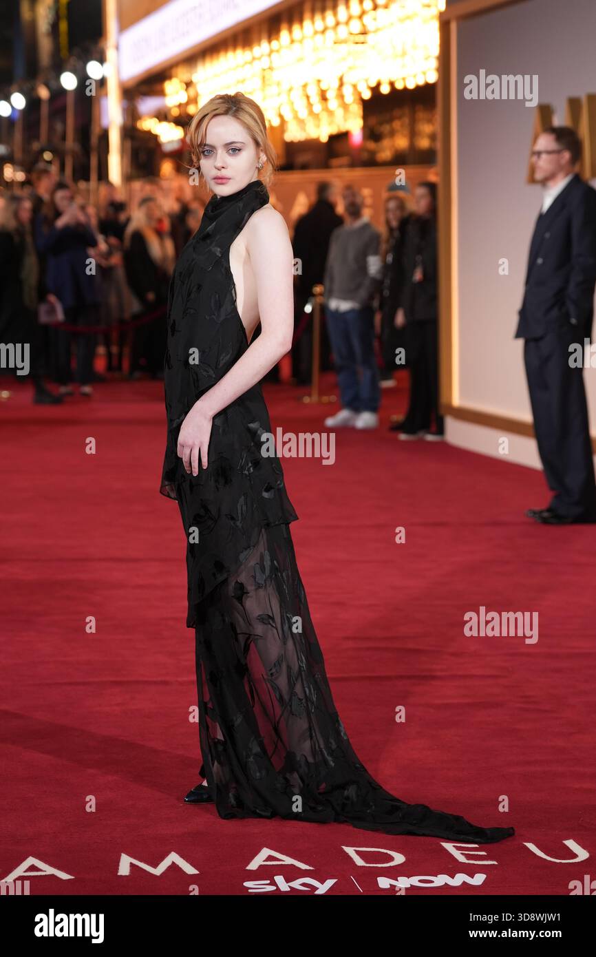Viola Prettejohn attends the world premiere of Amadeus, at the Curzon ...